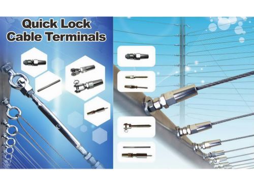 Swageless Wire Rope Rigging and Accessories Quick Lock Cable Terminals ...